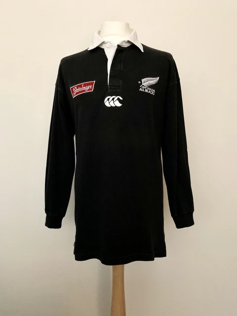 NEW ZEALAND ALL Blacks 90s Canterbury Steinlager Vintage Rare Rugby ...
