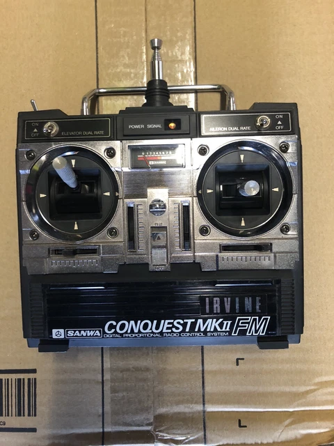 VINTAGE SANWA CONQUEST MK2 35MHz FM RC Transmitter Radio, £4.00 - PicClick UK