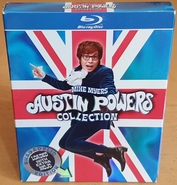 AUSTIN POWERS COLLECTION Shagadelic Edition Blu-Ray Box Set NTSC USA ...