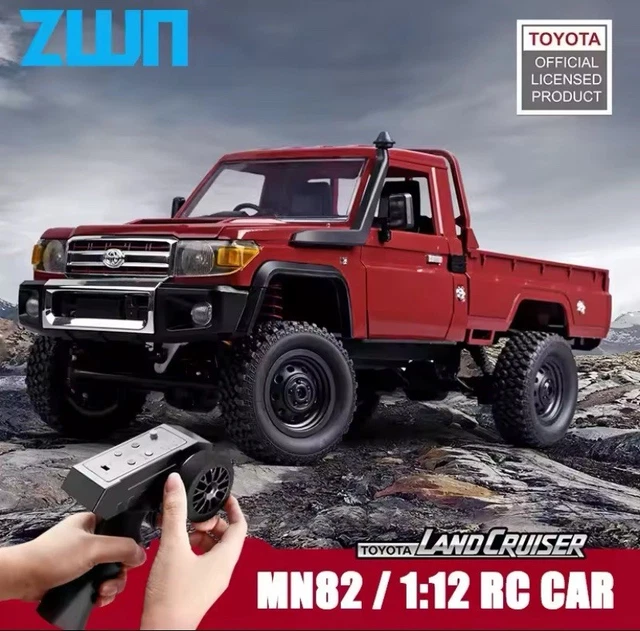 TOYOTA LAND CRUISER MN82 RC Crawler Pickup Truck 1:12 Scale, Remote ...