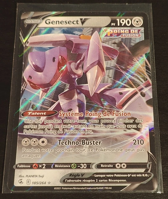 CARTE POKÉMON GENESECT V 185/264 EB08 Poing de Fusion FR EUR 5,00 ...