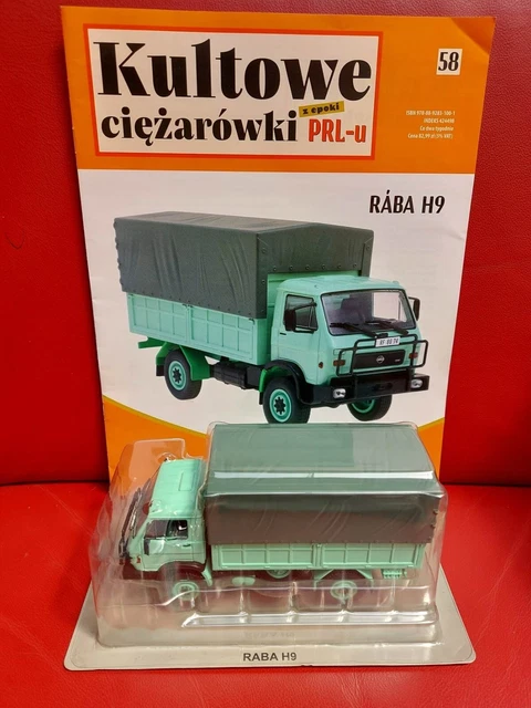 IXO RABA H9 tent truck 1993 Hungary Polish issue KAP Poland 1:43 MIB ...
