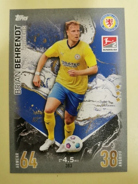 TOPPS 2023/2024 MATCH Attax Bundesliga 23/24 Brian Behrendt - 383 ...