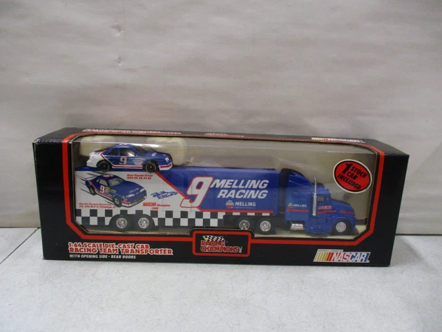 1992 RACING CHAMPIONS Bill Elliott Melling Team Transporter 1/64 lot 11 ...
