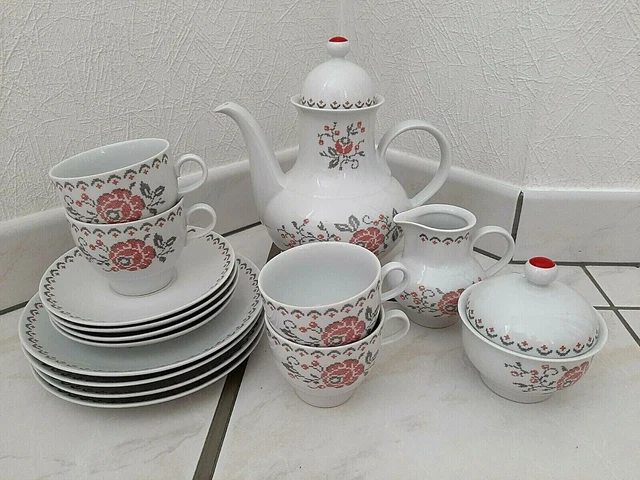 KAFFEESERVICE TEESET 4 Personen Graf von Henneberg 1777 Ilmenau EUR 15,50 - PicClick DE