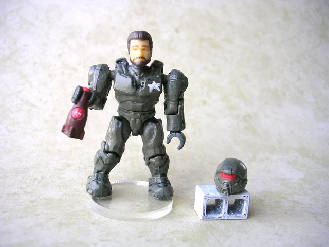 FALLOUT MR GUTSY Soldier Nuka Cola Mega Construx Nanoforce peint sur ...