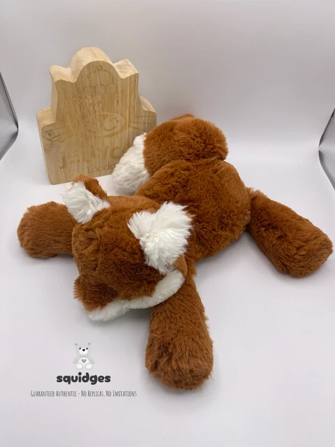 BNWT! 100% GENUINE Jellycat Medium Smudge Fox & Complimentary Hangtag ...