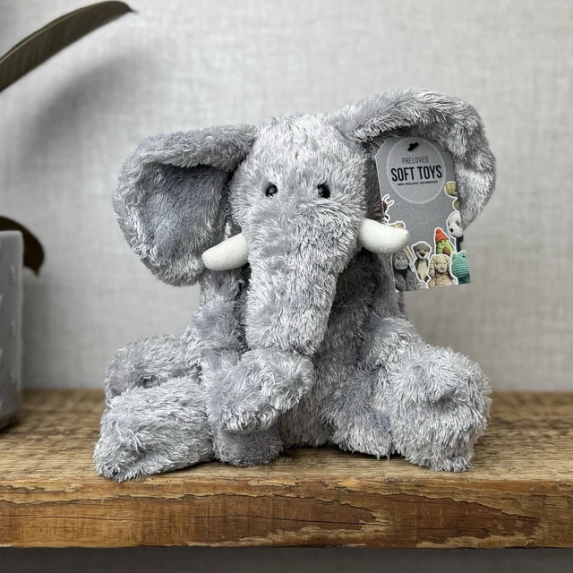 JELLYCAT KNOTTY ELEPHANT - Jellycat Large Grey Floppy Elephant Toy ...