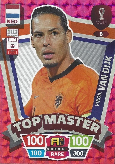 PANINI FIFA WORLD CUP QATAR 2022 Top Master No.8 Virgil van Dijk £8.97 ...