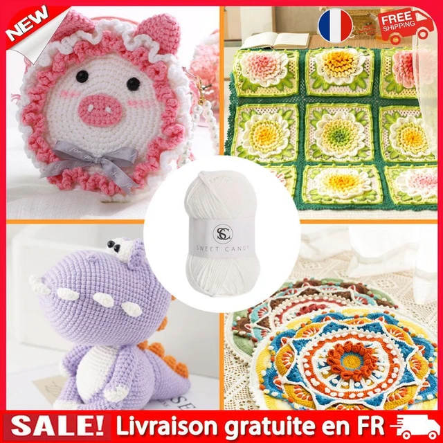 1 ROLL CRAFT Yarn Soft DIY Thick Thread Knitting Line for Knitting ...