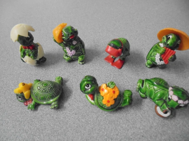 VINTAGE KINDER SURPRISE Teeny Tapsi Tortels Turtles Ferrero Turtles on ...