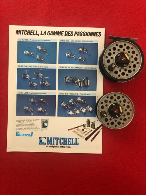 ANCIEN MOULINET MITCHELL 758 + Bobine + Depliant Mitchell EUR 40,00 - PicClick FR
