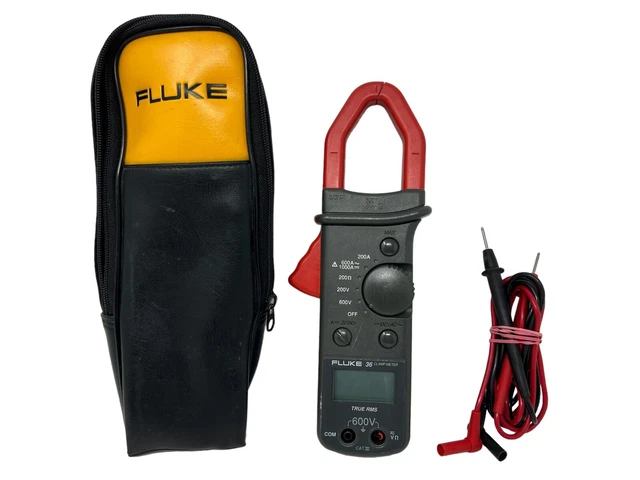 MISURATORE MORSETTI FLUKE 36 AC/DC True RMS 600 V/200 V gamma Cat III ...