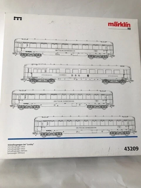 MÄRKLIN SCHNELLZUGWAGEN SET Loreley MHI, Original verpackt EUR 130,00 - PicClick DE