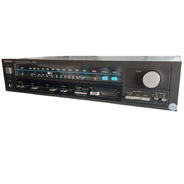 TECHNICS SA-120L STEREO Receiver – Vintage 1980s Hi-Fi Classic – Fully Working £48.99 - PicClick UK