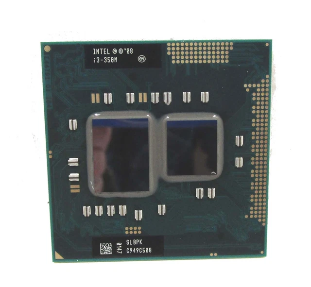 INTEL CORE I3-350M Mobile Processor @2.26GHz 512KB Socket G1 SLBPK $7. ...