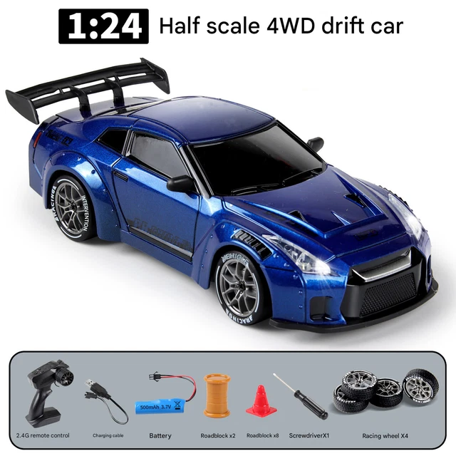 1:24 DRIFT CAR 2.4G 4WD High Speed RC Racing Car Remote Control Vehicle ...
