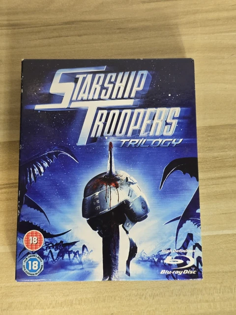STARSHIP TROOPERS TRILOGY (Blu-ray, 2008, 3-Disc Box Set) £29.99 ...