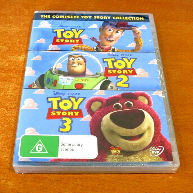 DISNEY PIXAR : Toy Story 1 2 3 Trilogy ( 3 Movie Set Dvd Region 4 ...