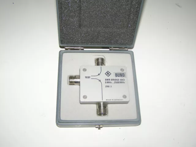 ROHDE & SCHWARZ SWR BRIDGE ZRB 2 50 Ohm 2500 MHz EUR 349,00 - PicClick IT