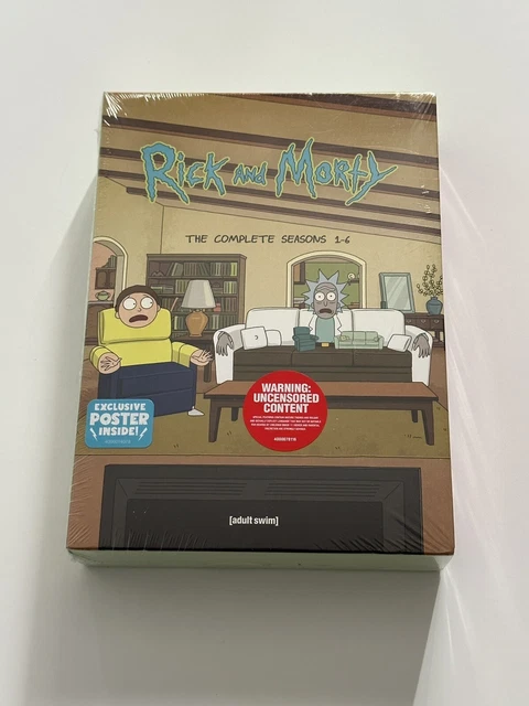 RICK AND MORTY: The Complete Seasons 1-6 (DVD) New Sealed £19.71 ...