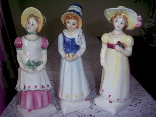 ROYAL DOULTON KATE Greenaway Collection - Emma, Lucy, Lori £25.00 ...