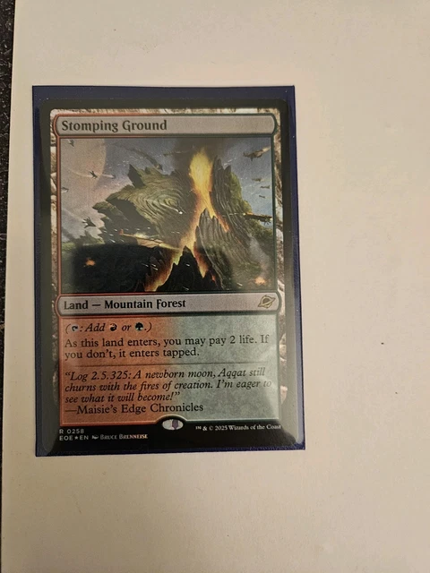 MTG EOE EDGE of Eternities Stomping Ground Rare Land Card £7.55 ...