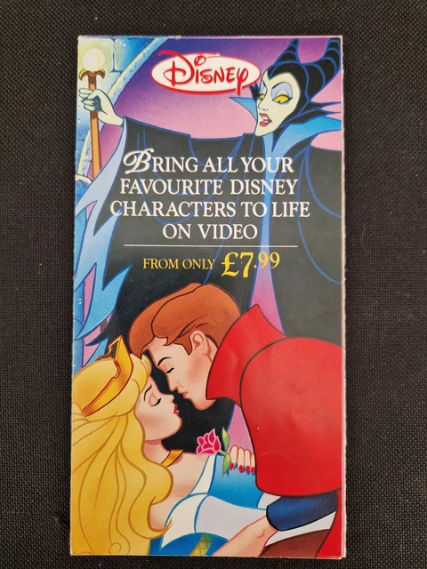 WALT DISNEY - Videos - Fold-Out Catalogue/Leaflet - Sleeping Beauty ...