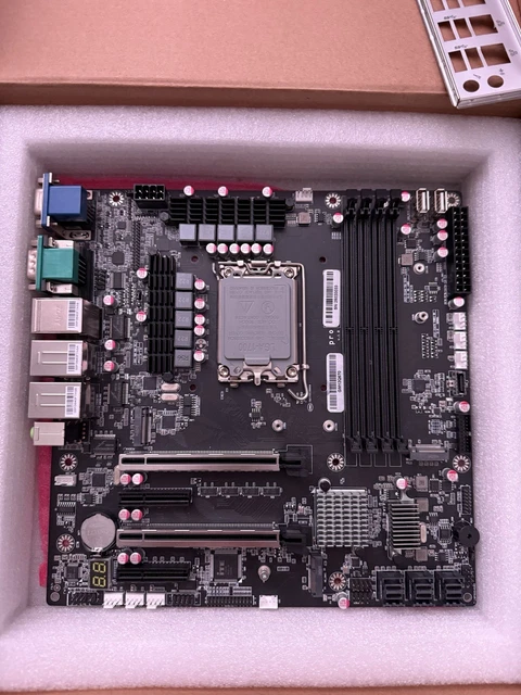 CWWK Q670 12-BAY NAS M-ATX Motherboard(LGA1700, 12th/13th/14th Gen) £ ...