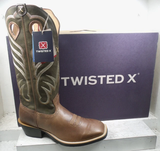 NIB TWISTED X Mens Buckaroo 16" Soft Toe Western Work Boots MBK0035 ...