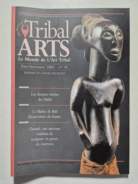 MAGAZINE REVUE THE WORLD OF TRIBAL ARTS french #26 été automne 2001 EUR ...