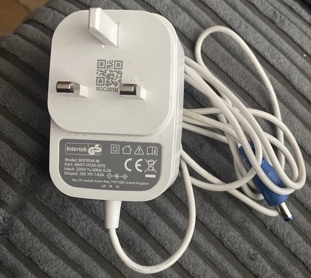 SKY Q HUB Adapter Booster Router Power Supply Genuine SP210UK-W White £ ...
