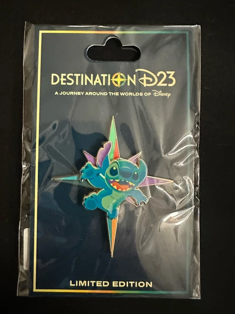 DESTINATION D23 2025 Walt Disney Company Store Pins LE 400 Stitch $116. ...