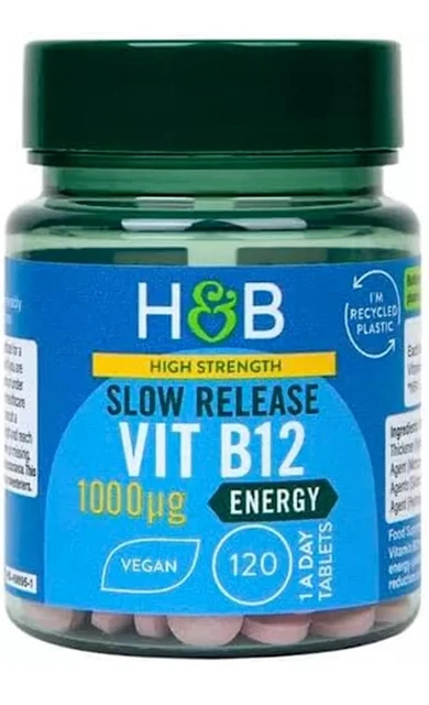 HOLLAND & BARRETT Timed Release Vitamin B12 100 Tablets 1000 ug £9.90 ...