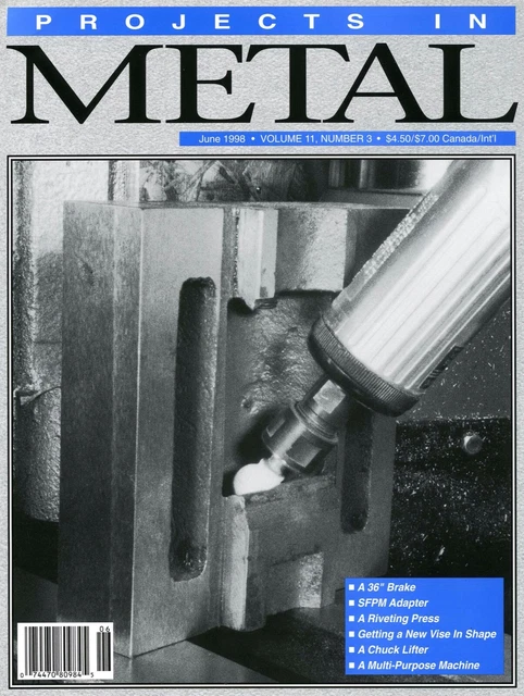 PROJECTS IN METAL Magazine Vol.11 No.3 June 1998 £1.48 - PicClick UK