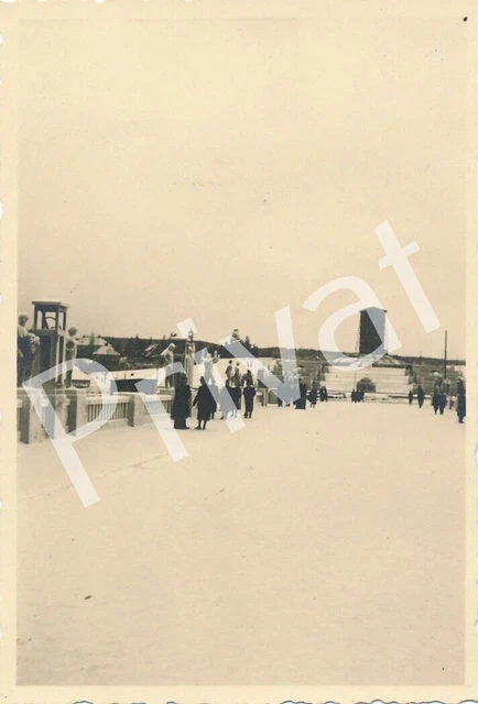 PHOTO WK II Wehrmacht Soldats Vigelandsanlegget Oslo Hiver Norvège L1 ...