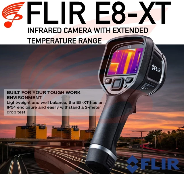 NEW FLIR E8-XT Thermal Imaging Camera with MSX Wi-Fi 320x240px -20 to ...