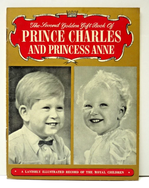 ORIGINAL SOUVENIR PHOTO booklet, "Prince Charles and Princess Anne ...