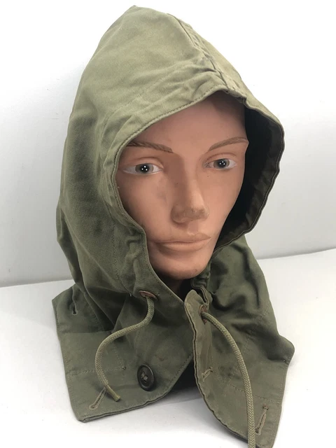 ORIGINAL WW2 US Army M-1943 Smock Hood - Size Medium £9.99 - PicClick UK