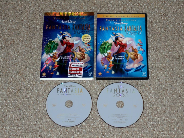 DISNEY'S FANTASIA & Fantasia 2000 2-Movie Collection DVD 2010 with ... DISNEY'S FANTASIA & Fantasia 2000 2-Movie Collection DVD 2010 with ...