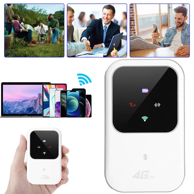 WIRELESS WIFI ROUTER Portable WiFi 4G-LTE Mini Mobile Broadband Travel ...