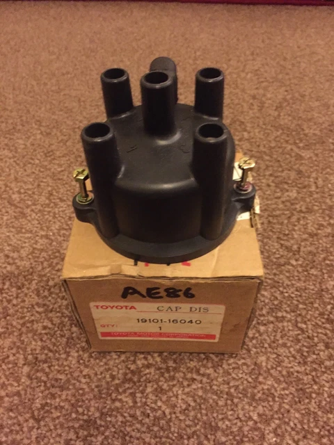 TOYOTA COROLLA AE86 GT Coupe 4AGE Distributor Cap 19101-16040 Genuine ...