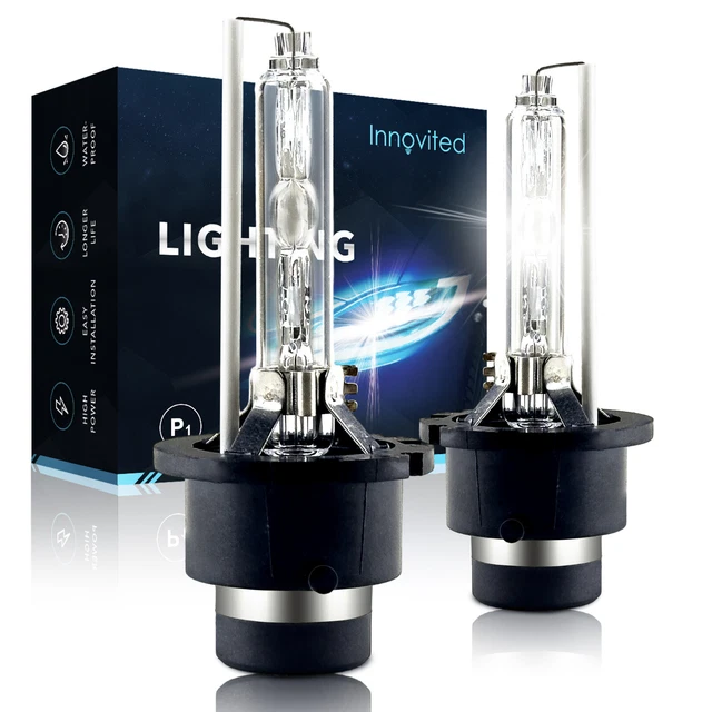 2X D2S D2R HID Xenon Replacement Headlight Bulbs 4300K 6000K 8000K 10000K 12000K $30.28 ...