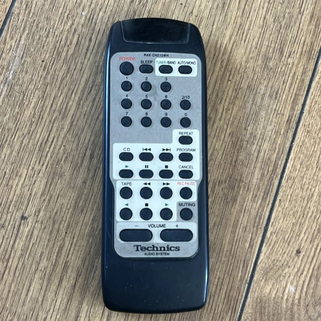 TECHNICS RAK-CH215WH REMOTE Control for Audio System Parts £8.00 ...
