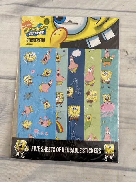 SPONGEBOB SQUAREPANTS STICKER Fun Retro 2009 Rare Collection £19.99 ...