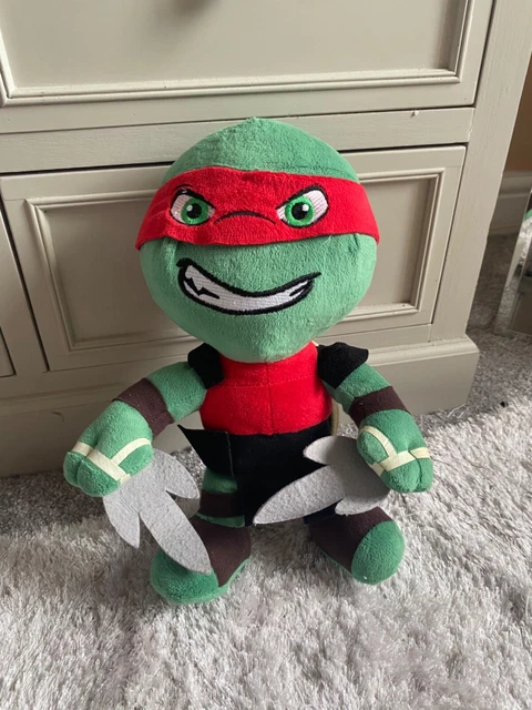 NICKELODEON TEENAGE MUTANT Ninja Turtles Raphael plush 13” soft toy £4. ...