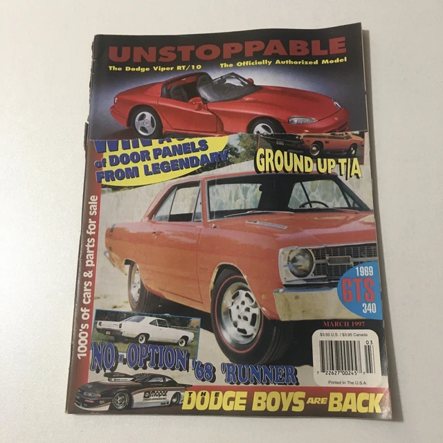 MOPAR COLLECTOR'S GUIDE MCG March 1997 Magazine Back Issue £8.78 ...