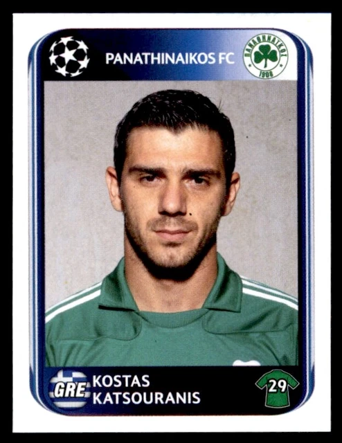 PANINI CHAMPIONS LEAGUE 2010-2011 Kostas Katsouranis Panathinaikos FC N ...