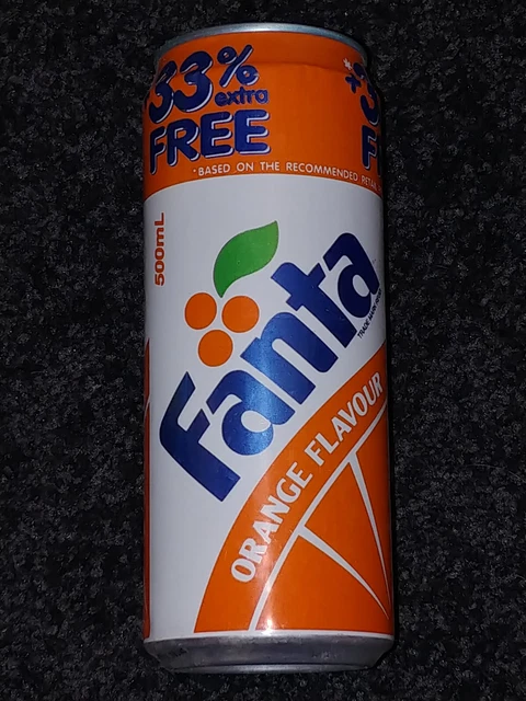 1990'S FANTA SOFT drink Can 33% extra Coca Cola company Australia $9.95 ...