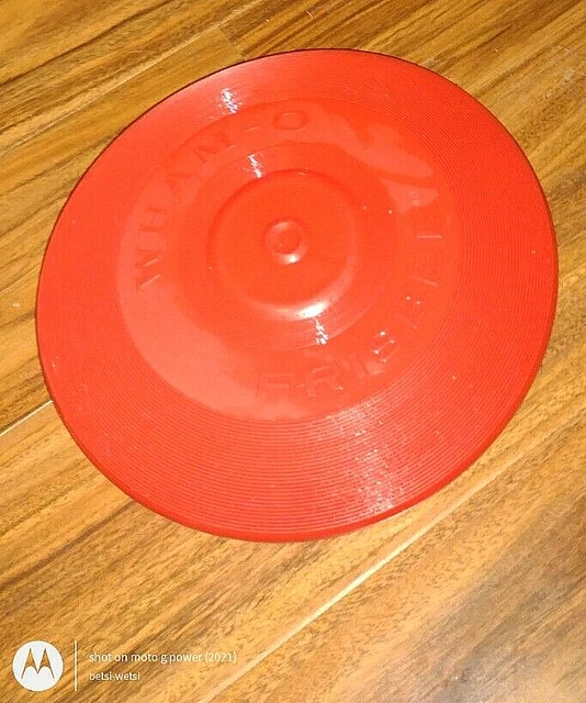 VINTAGE ORIGINAL 1966 Wham-O 8" Red Frisbee Golf Flying Disc Summer ...